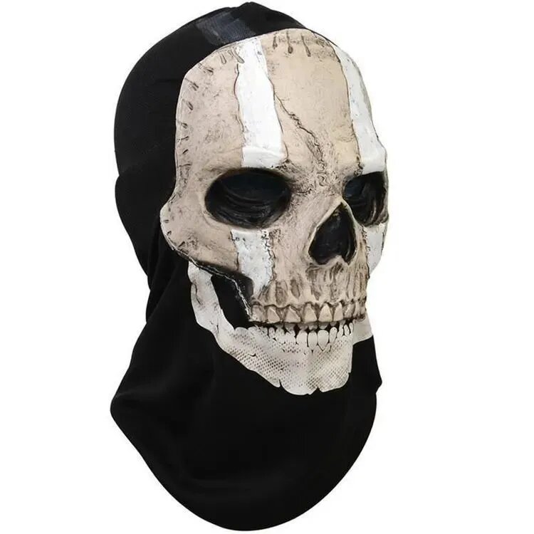 Балаклава-маска Череп Гоуст Ghost из Call of Duty "череп и призрак", маска для шлема