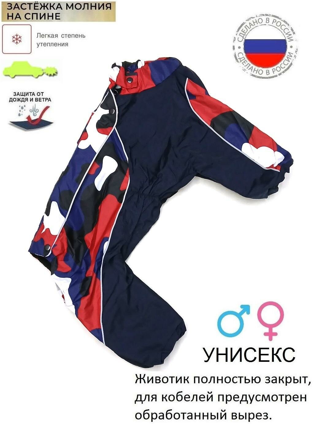 Одежда для собак. Комбинезон утепленный "малый пудель" (38см )