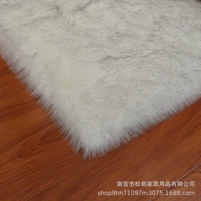 Плюшевый облачный ковер, прикроватный коврик, нерегулярный белый коврик для гостиной, подставка под кофейный столик, плед