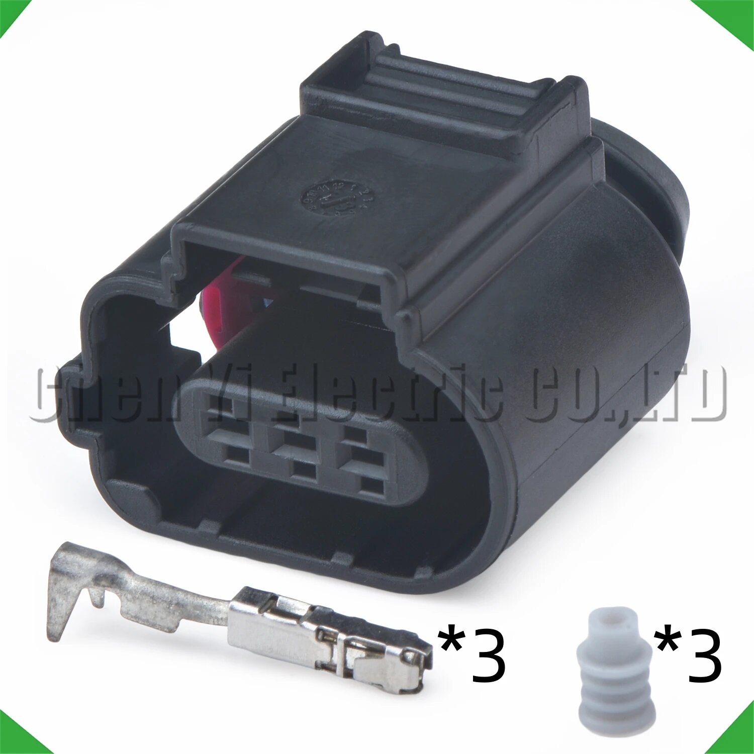 3-контактный автомобильный разъем 8K0973703 F BlackFemale