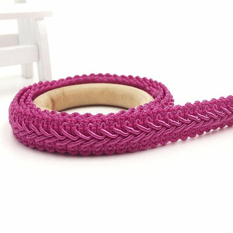 Тесьма декоративная "Шанель" шир.12мм цв. фуксия (25 метров)