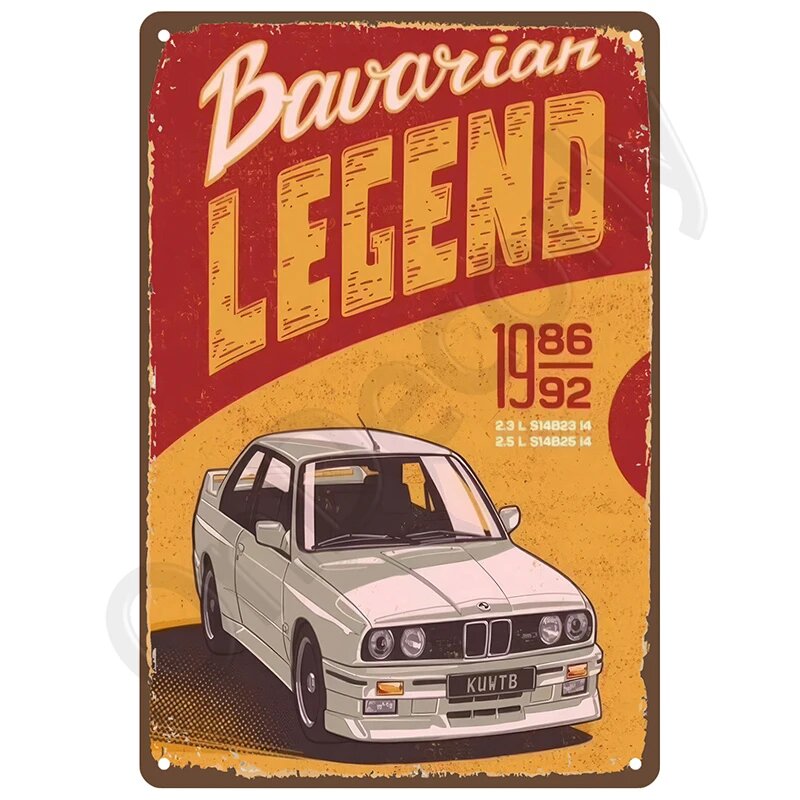 Металлическая вывеска "Bavarian Legend" (APYPYD 43919)