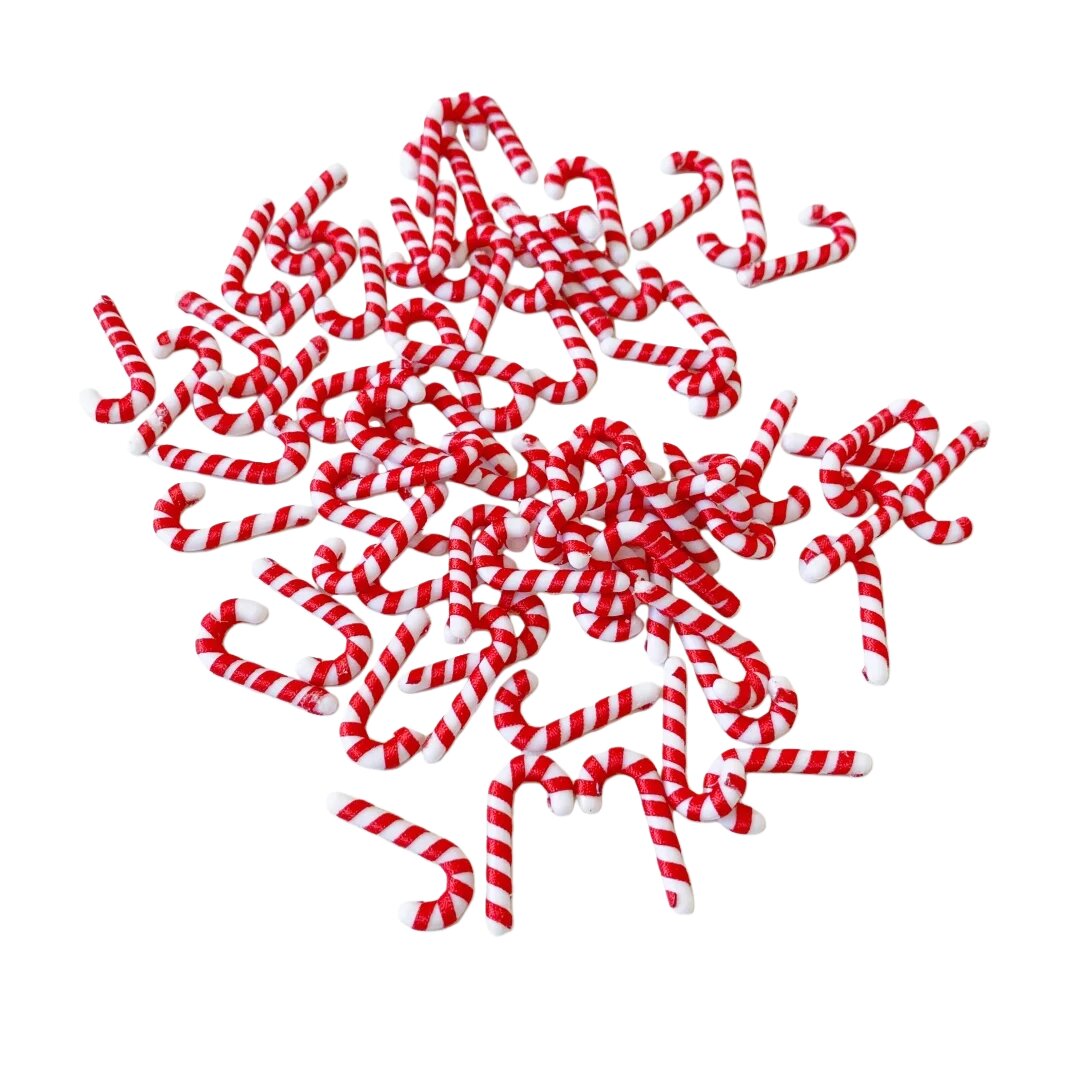 Мини-конфеты Navidad, красные/белые, смоляные, 30Pcs, Color: A