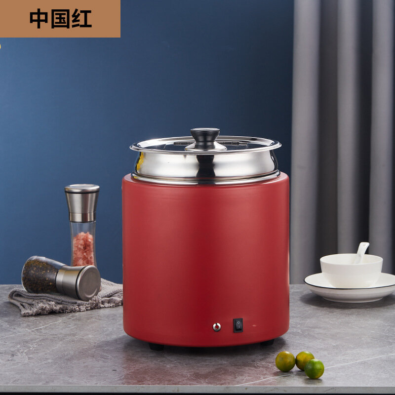 Электронный теплый супник, не требующий воды, из нержавеющей стали, изоляционный ведро, электрический супник, супник самообслуживания, супник с постоянной температурой, супник для завтрака, супник для каши