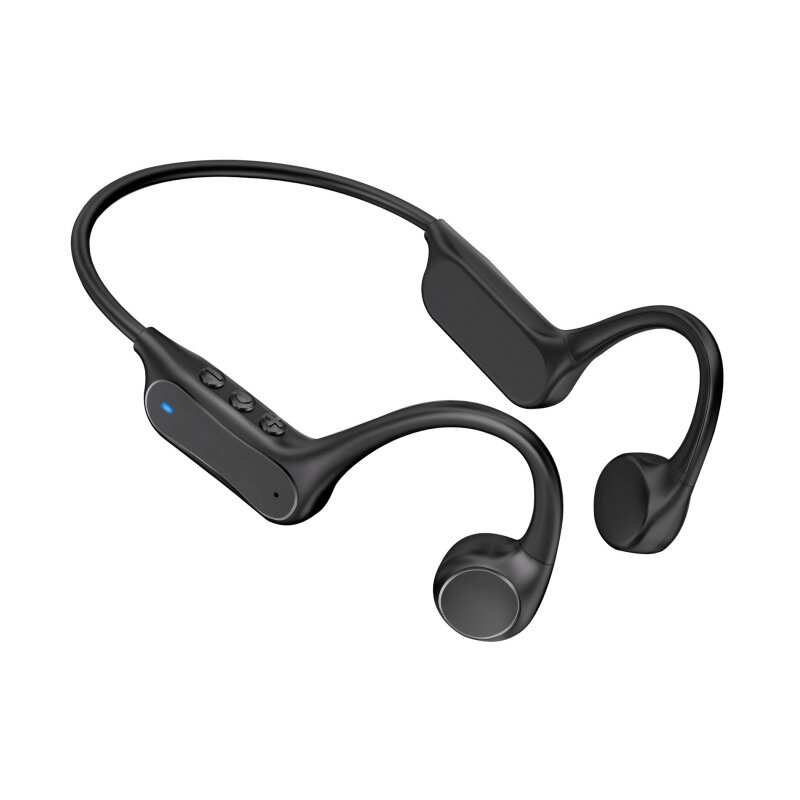 Наушники костные Bluetooth X57 чёрные с защитой IPX5 водонепроницаемые для активного отдыха и спорта