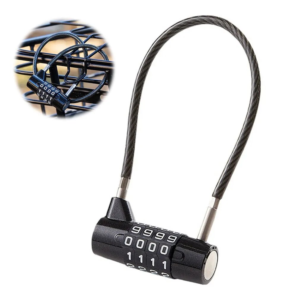 Стальной кодовый замок универсальный для ворот, холодильника и инструментов, защита от взлома