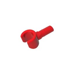 Красный пластиковый блок Gobricks 14+ (010)