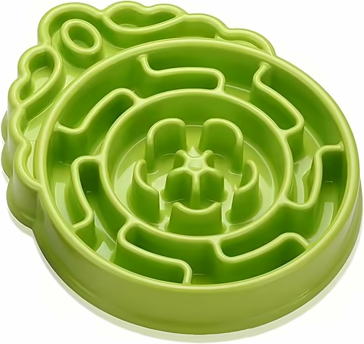 DINGXIAN для собак и кошек — Антискользящая миска-головоломка для здорового пищеварения, предотвращает жадное заглатывание пищи, сертифицированный пищевой силикон