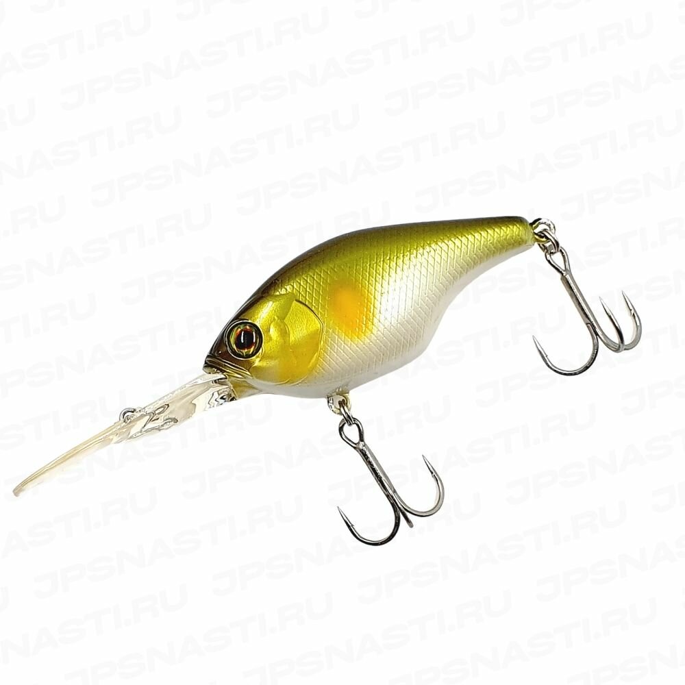 Японский воблер на щуку Jackall Gillcra 60, 12.2 г, Pearl Ayu / Уловистый воблер крэнк / Приманки для ловли хищника