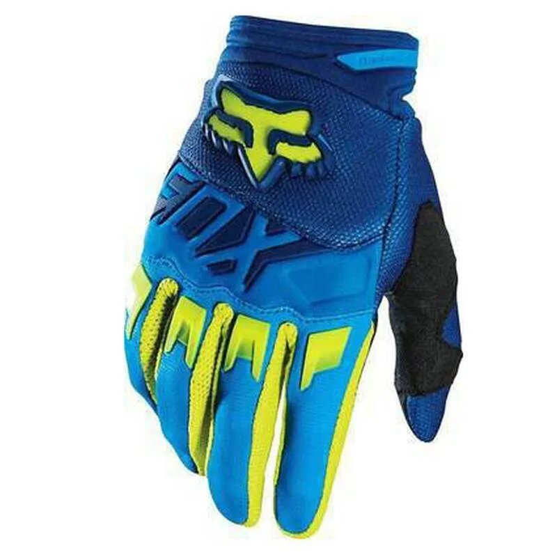 Велоперчатки FOX гоночные, размер S, для детей, полиэстер, голубой