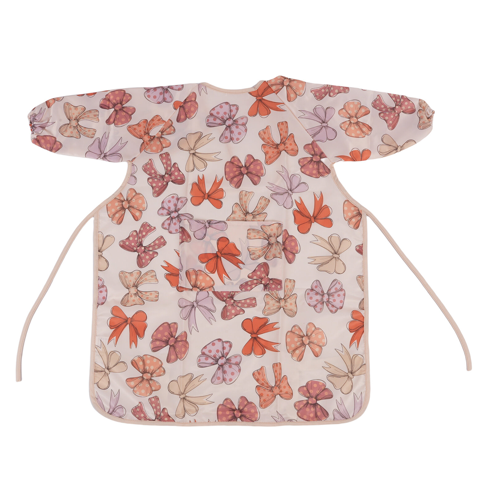 Детский водонепроницаемый фартук с длинными рукавами для эффективной защиты, для занятий искусством, еды, рисования и отдыха.