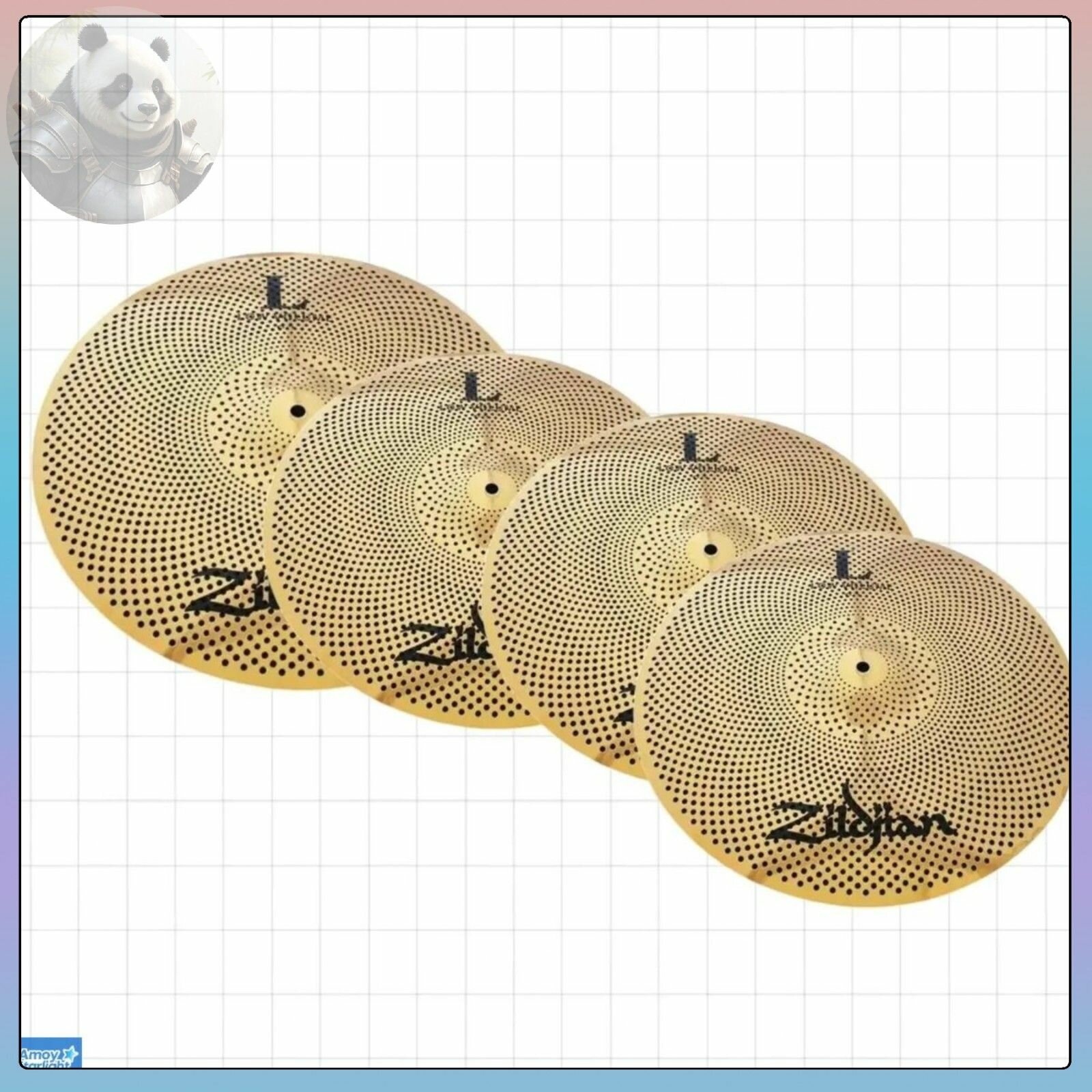 Комплект тихих тарелок для ударных Zildjian 14+14+16+18+20