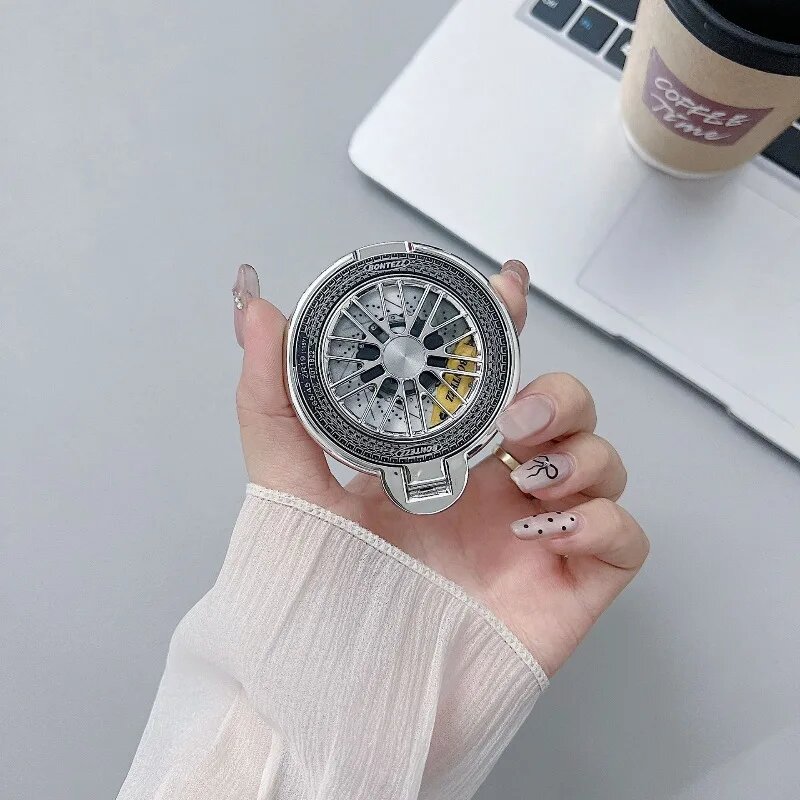 Кольцо-держатель для телефона Silver, гироскоп