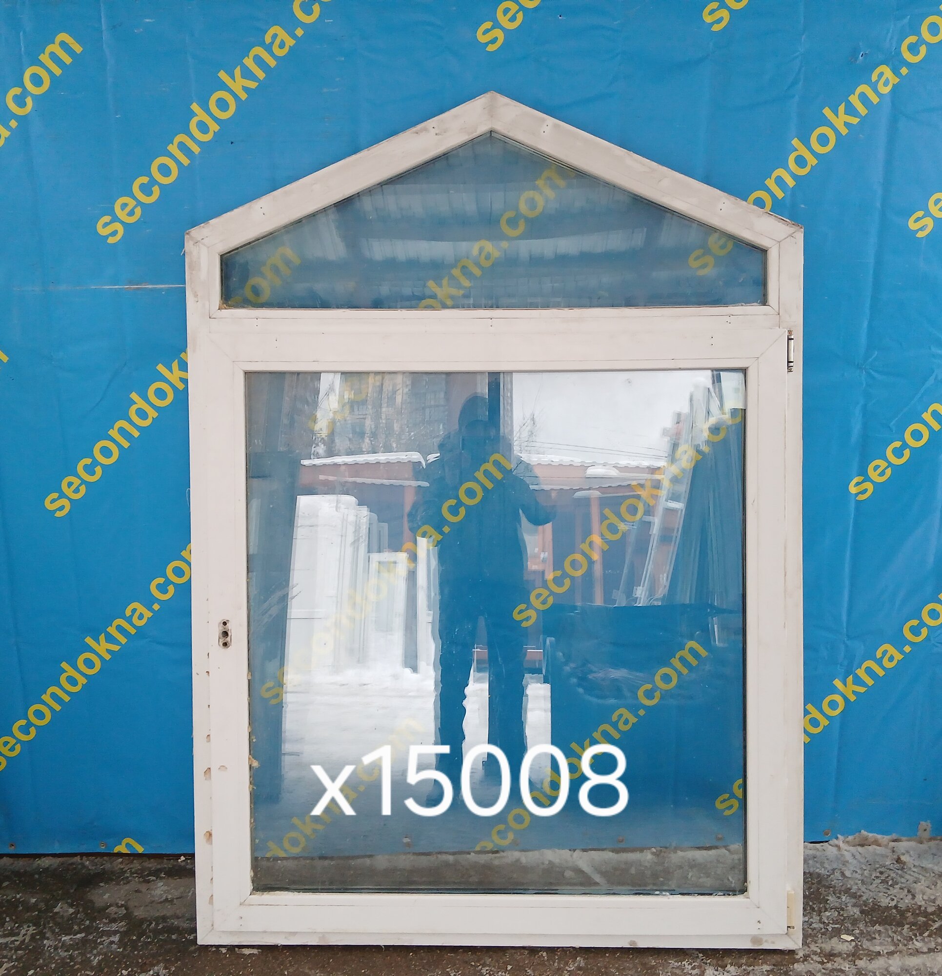 Пластиковое окно Б/У 1800(в) 1350 об х 1290(ш)