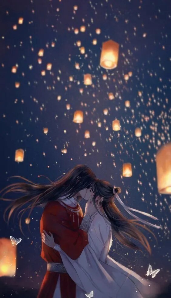 Алмазная Мозаика "Благословение Небожителей Аниме" 40X50 См Алмазная Вышивка / Картина Стразами Подарков / Украшения