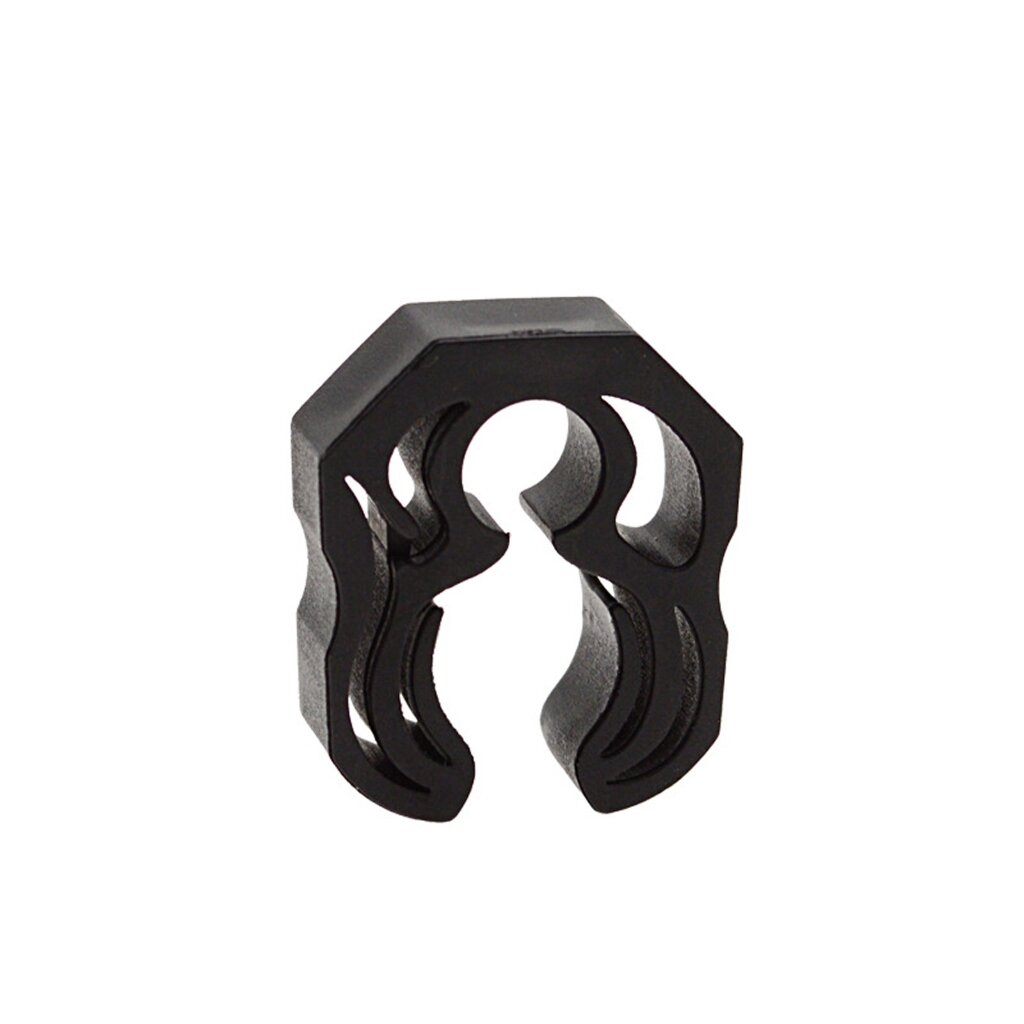 Быстроразъемная пряжка для зажима труб для дайвинга с длинным и коротким горлом-черный