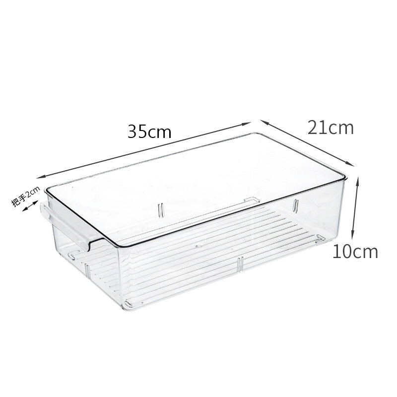Высокопрозрачный контейнер для хранения продуктов из ПЭТ, специально для холодильника, пищевой, для свежести, органайзер для сортировки фруктов и овощей, пластиковый контейнер для заморозки