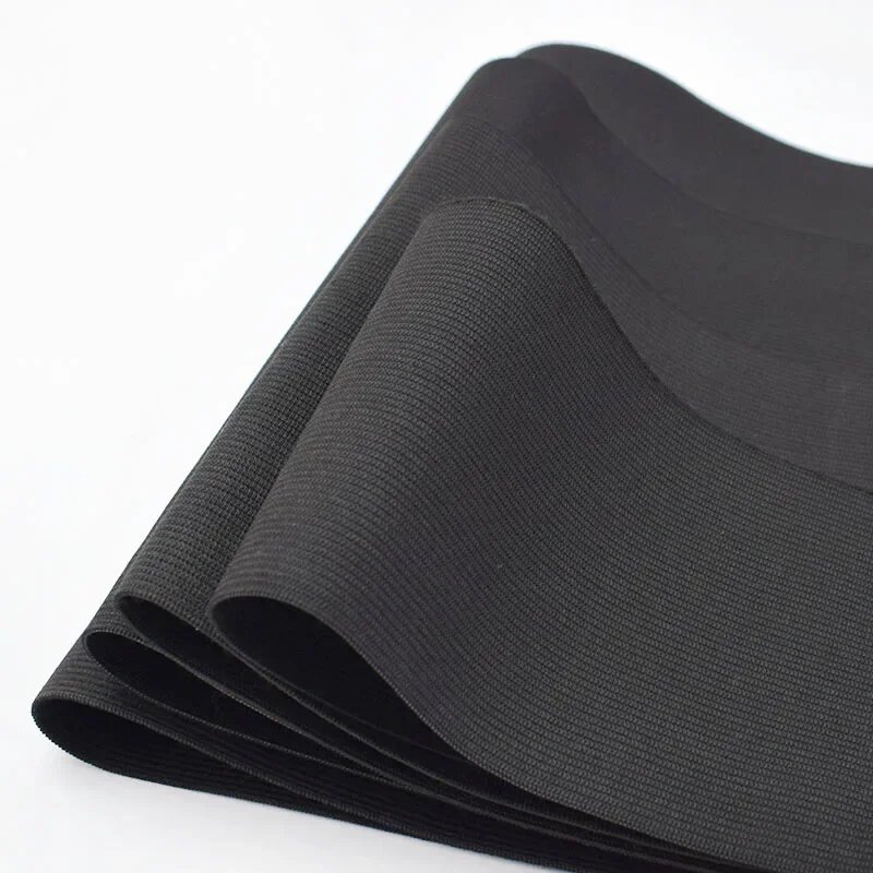 Резинки Meetee 7-50 см черные/белые Черный, 30cm, Black