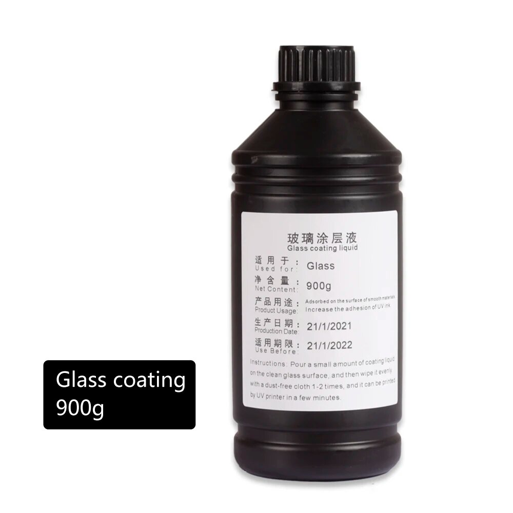 Жидкость для покрытия УФ-чернил SHBK, используемая УФ-принтерами, помогает чернилам адгезировать на гладкой поверхности материала, не осыпаясь.