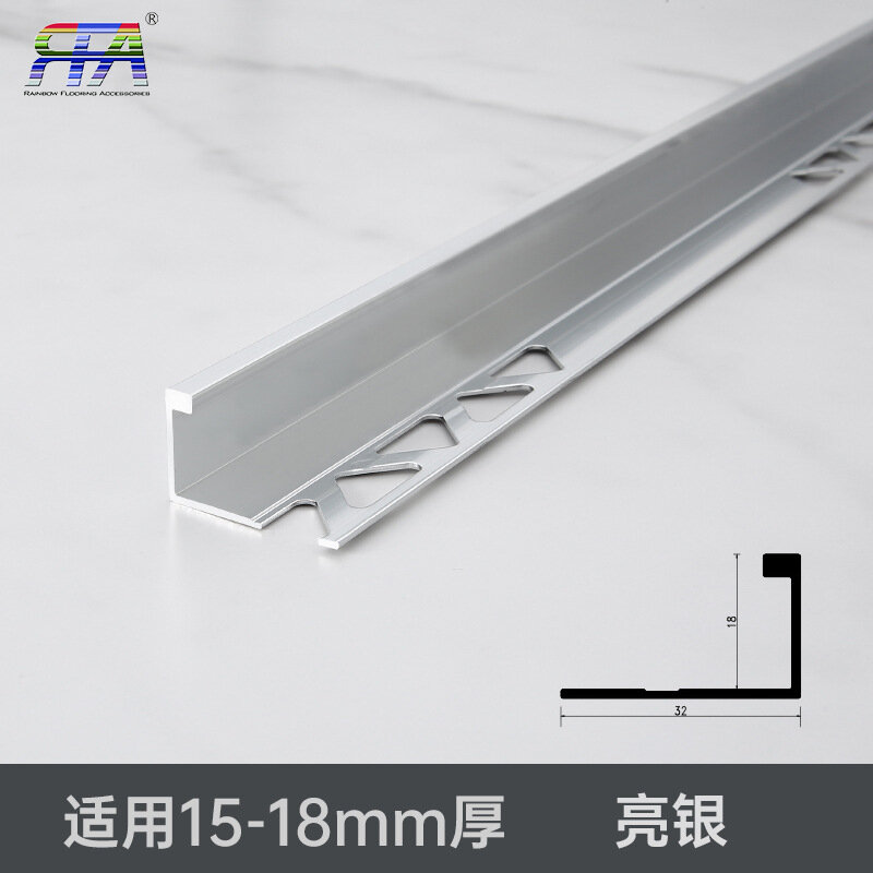 Алюминиевый уголок для плитки, кромка для деревянного пола, каменная кромка, угловая кромка, уплотнительная лента, плинтус