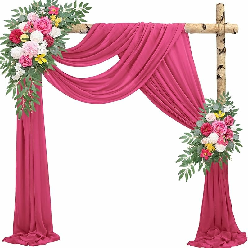2 шт. свадебной арки с драпировкой (75X600 см)