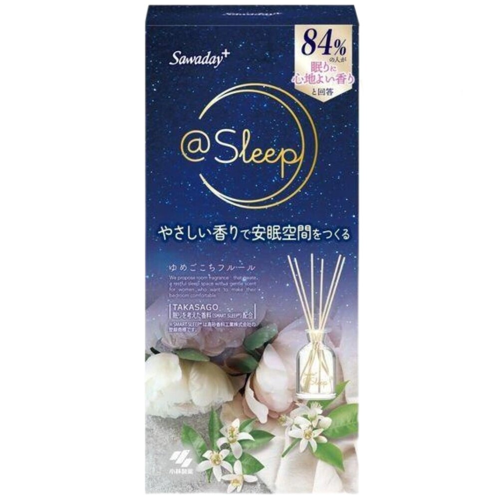 Ароматический диффузор Kobayashi для дома с палочками Dreamy Fleur Sleep, Белые цветы, 70 мл