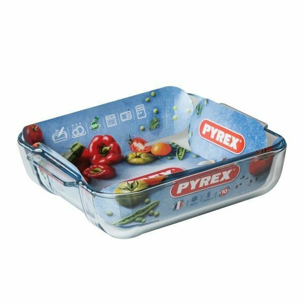 Блюдо-форма СВЧ квадратное 25Х21СМ SMART COOKING PYREX mat