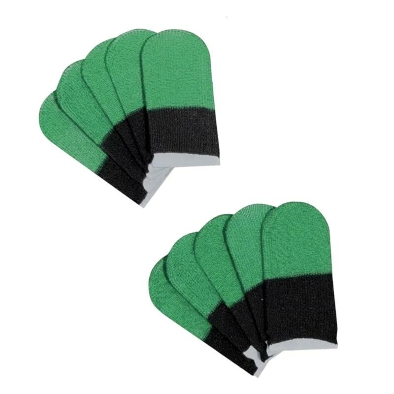 Перчатки с контактной панелью, 10 шт, Черный и зеленый