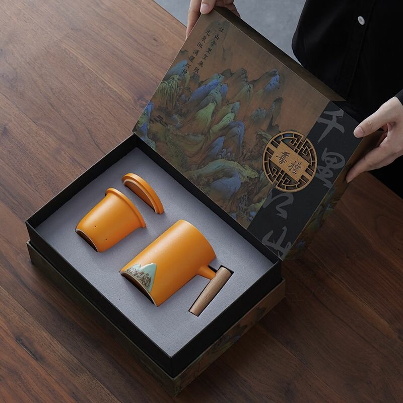 Памятный подарок на ежегодное собрание компании, гравированная кружка, открытие юбилея, празднование магазина, бизнес-сувенир, индивидуальная настройка