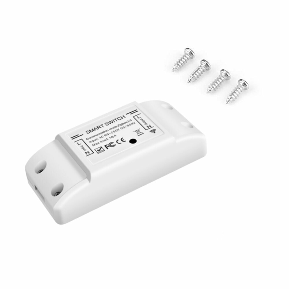 WiFi BT Smart Switch 10A 2200W Dual-mode On/Off Device Voice Tuya APP Remote Control Timing Switch Smart Home Voice Control for Electric Appliances Universal Smart Home Automation Module 1pcs 3pcs 4pcs 5pcs 10pcs 110-240V 50/60Hz 2.4GHz 802.11 b/g/n