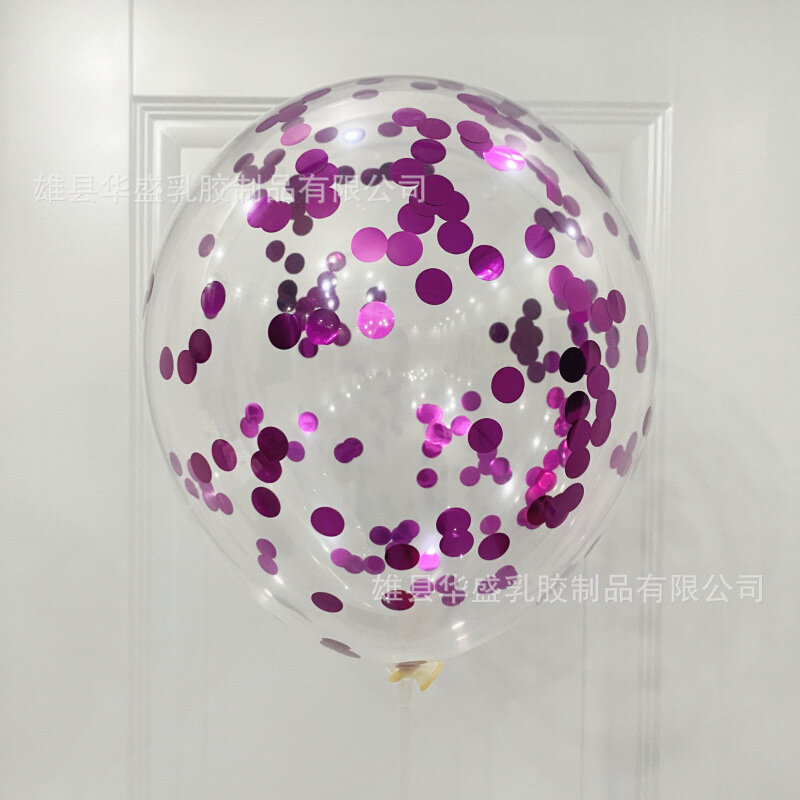 Производитель прозрачных блестящих шаров 12inch года, оптовая продажа конфетти-шаров, принадлежности для детских дней рождения, фестивальные украшения