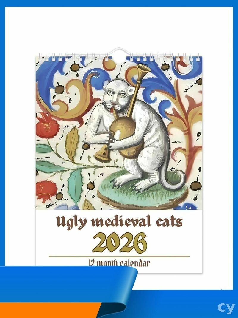 Эксклюзивный календарь 2026 с кошачьими мотивами