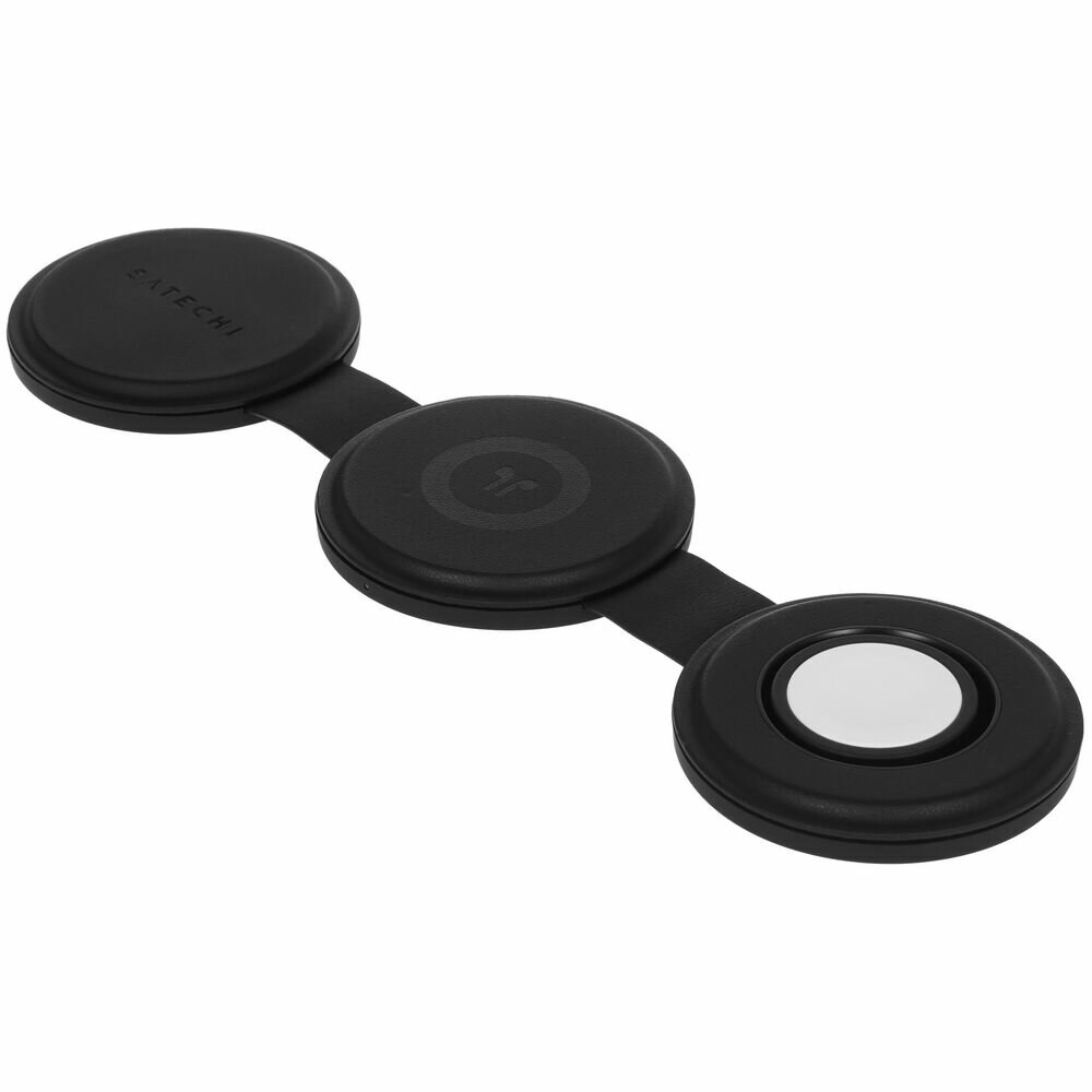 Беспроводная зарядная панель 3 в 1 Satechi Qi2 OntheGo 3-in-1 ST-QTG31K 15W Black