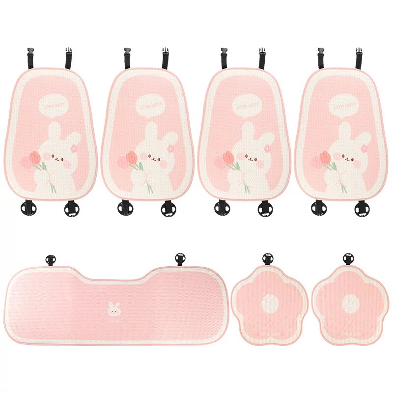 Набор сиденья автомобиля Tulip Pink Rabbit (7 шт.) для всех сезонов, стиль