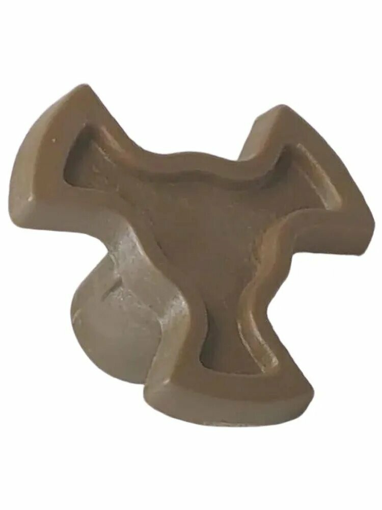 Крестовина привода (коплер мотора) микроволновой печи для вращения тарелки. Универсальный куплер движения блюдца микроволновки. Муфта поддона на запчасти для замены и ремонта свч. Коуплер 19 мм.