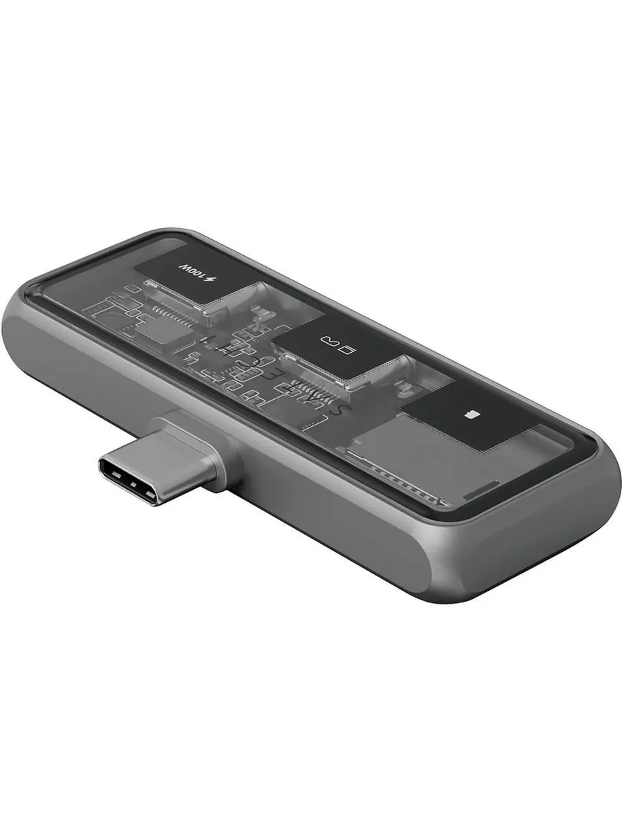 Хаб Satechi ST-HXRSDM Mobile XR Hub PD 100W Серый 2xUSB-C, MicroSD RU