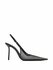 Туфли Victoria Beckham Pointed slingback pumps, размер 37, black/black