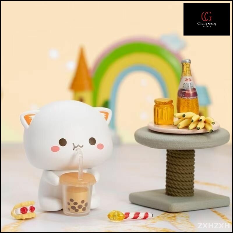 Эксклюзивные фигуркисюрпризы Mitao Cat от MINISO представлены в обозначенной модели