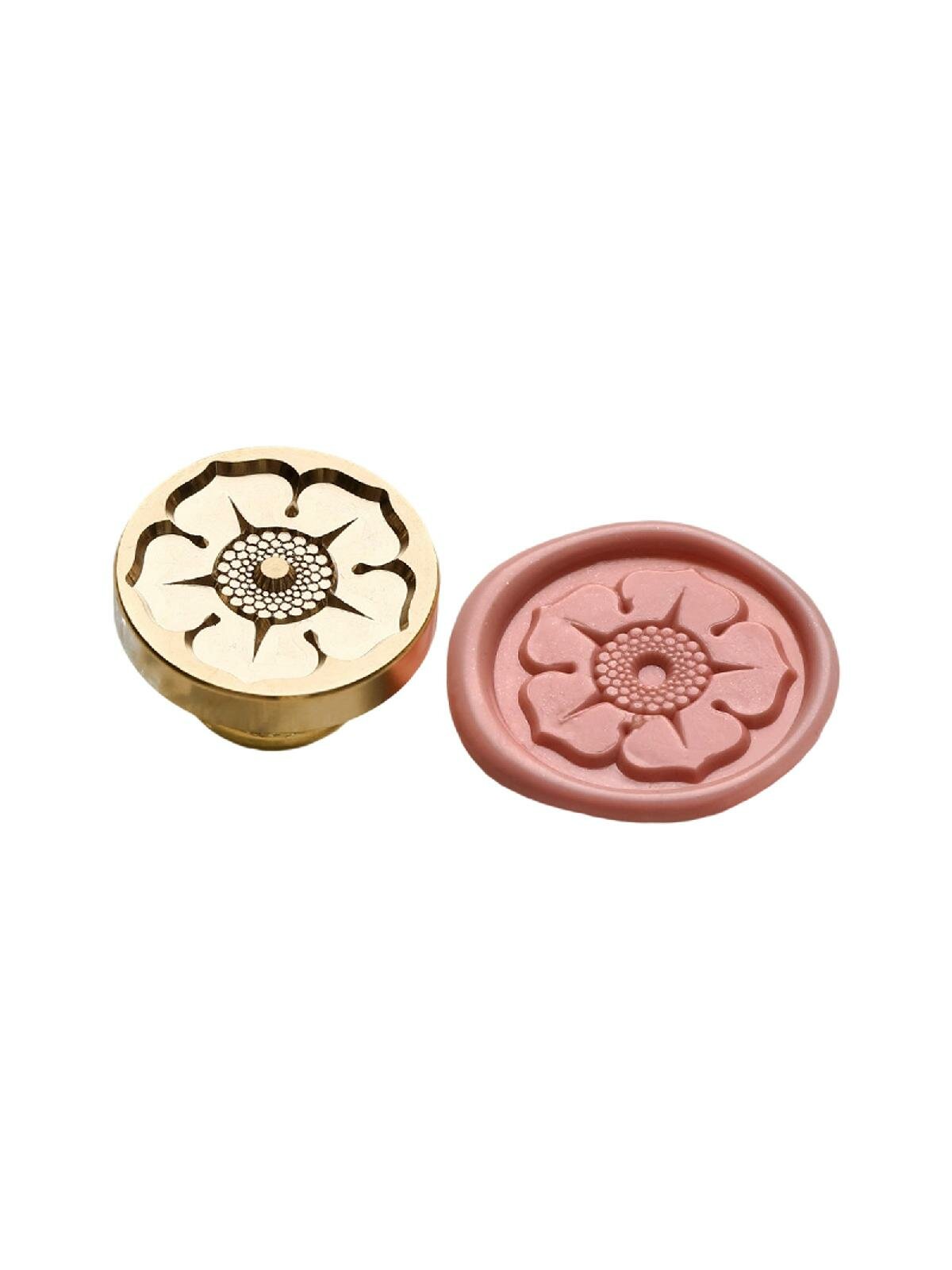 Винтаж печать выбитый цветок печать воск уплотнение для приглашения конверт