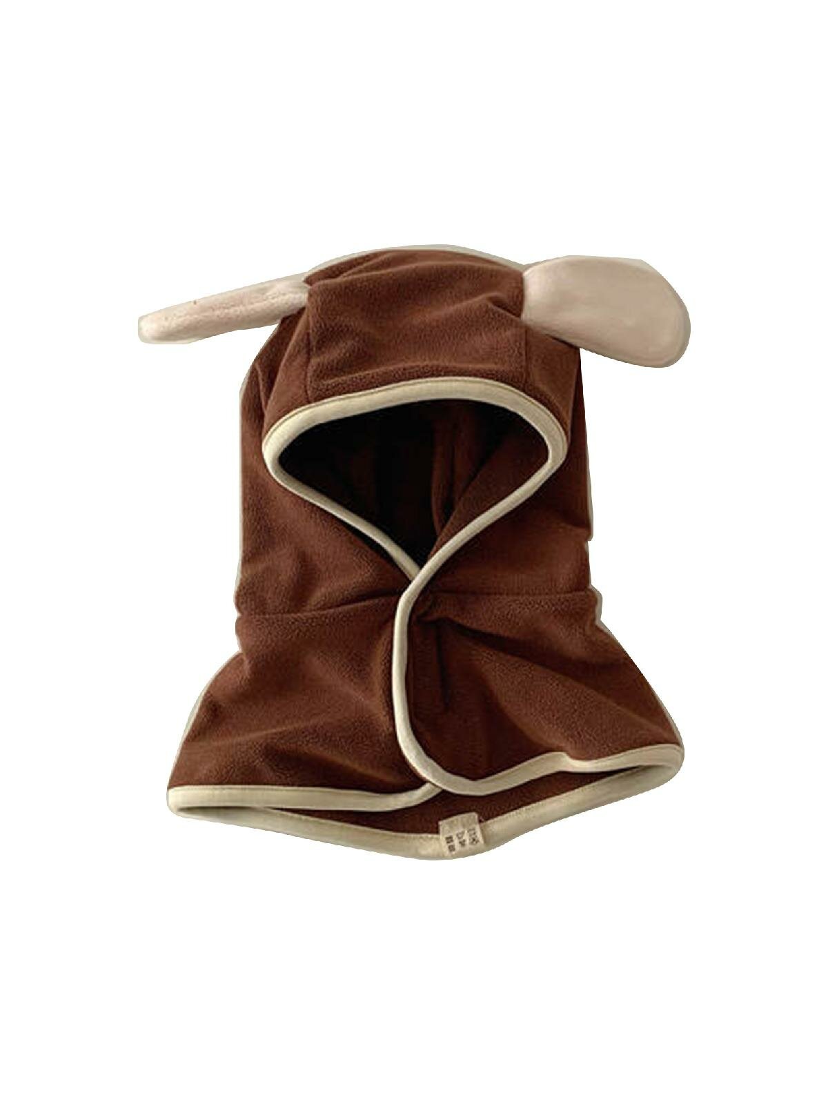 Модная детская шапка-шарф с ушками, детская шапочка-бини, теплая шапка, однотонные шапочки