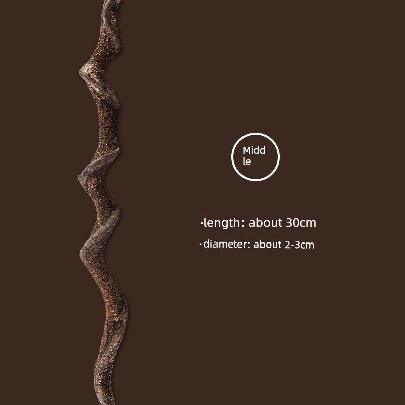 Декоративная лиана для ландшафтного дизайна: имитация горной лианы, дерево-лиана, для декора вольеров и ландшафтов,