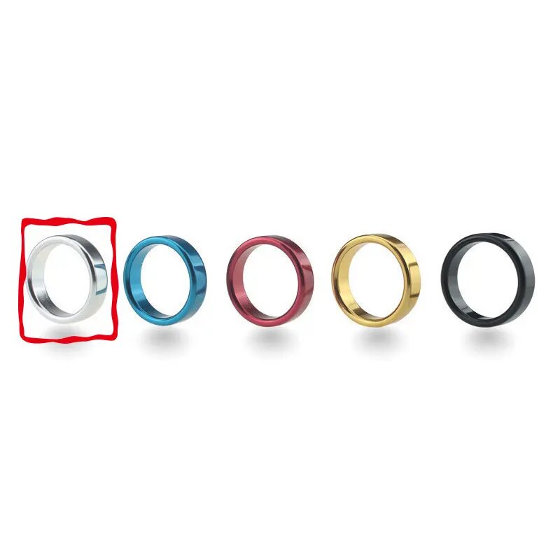 Мужское кольцо для пениса из нержавеющей стали, silver, 40mm
