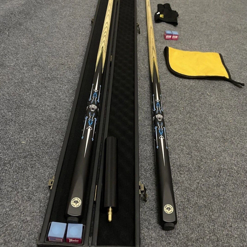 Кий для бильярда Wild Leopard G3, цельный кий с маленькой головкой, кий для стола Dragon, новый черный, восьмикратный, китайский стиль, натуральный