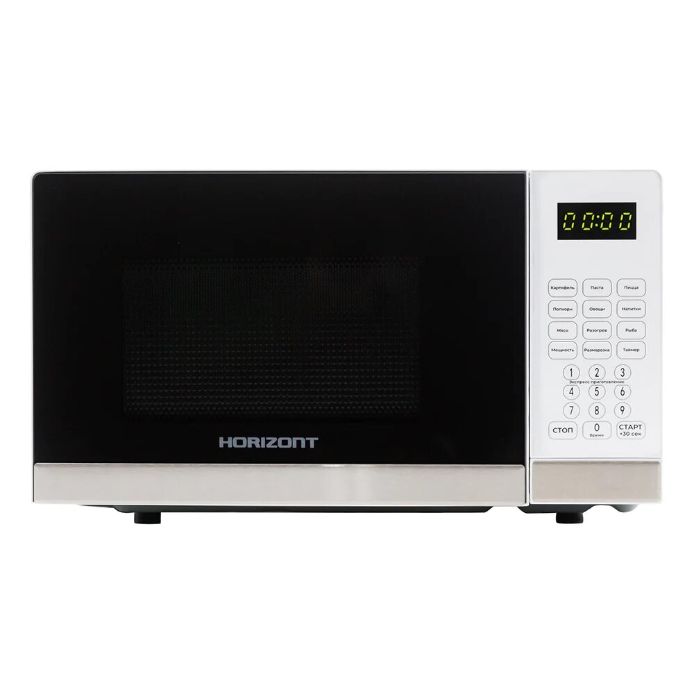 Микроволновая печь Horizont HSD202W, 700Вт, 20л, сенсорное управление, белая