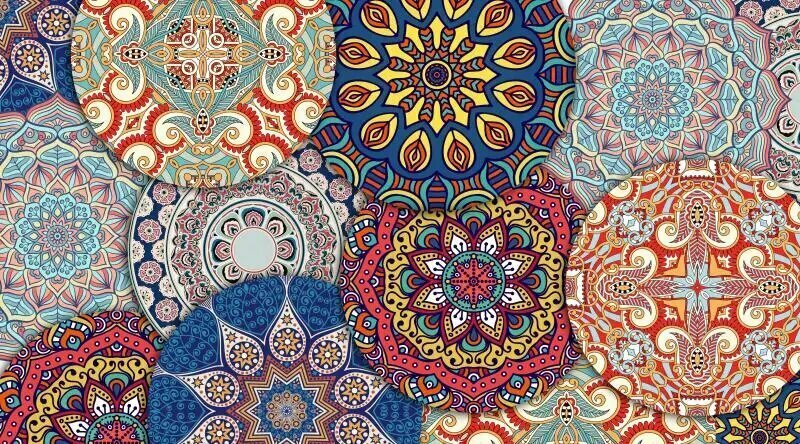 Шелковые обои Beibehang 3D ретро бохо 1186551392, straw pattern