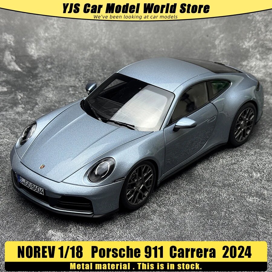 NOREV Porsche 911 Carrera 2024 Silver 1:18