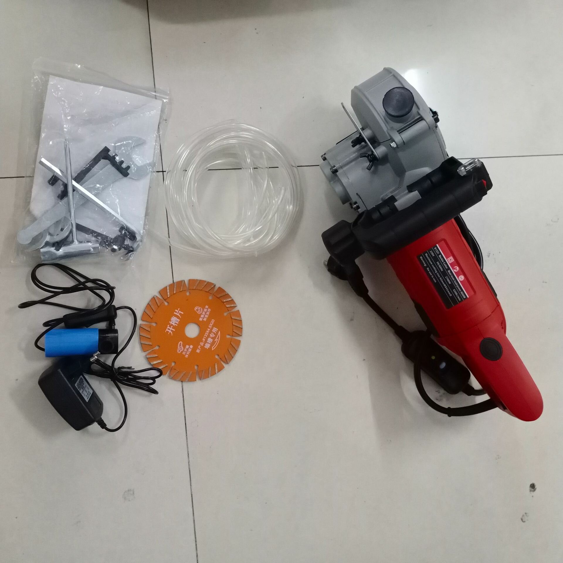 Машина для прорезания канавок Haituo 133 без пыли, одноразовая формовка, машина для прорезания стен с водяным и электрическим приводом, машина для резки бетона с полностью медным двигателем