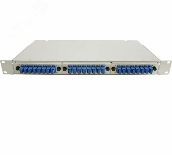 Кросс Suprlan оптический, 19", высота 1U, 3 сменные планки, без оптических разъемов