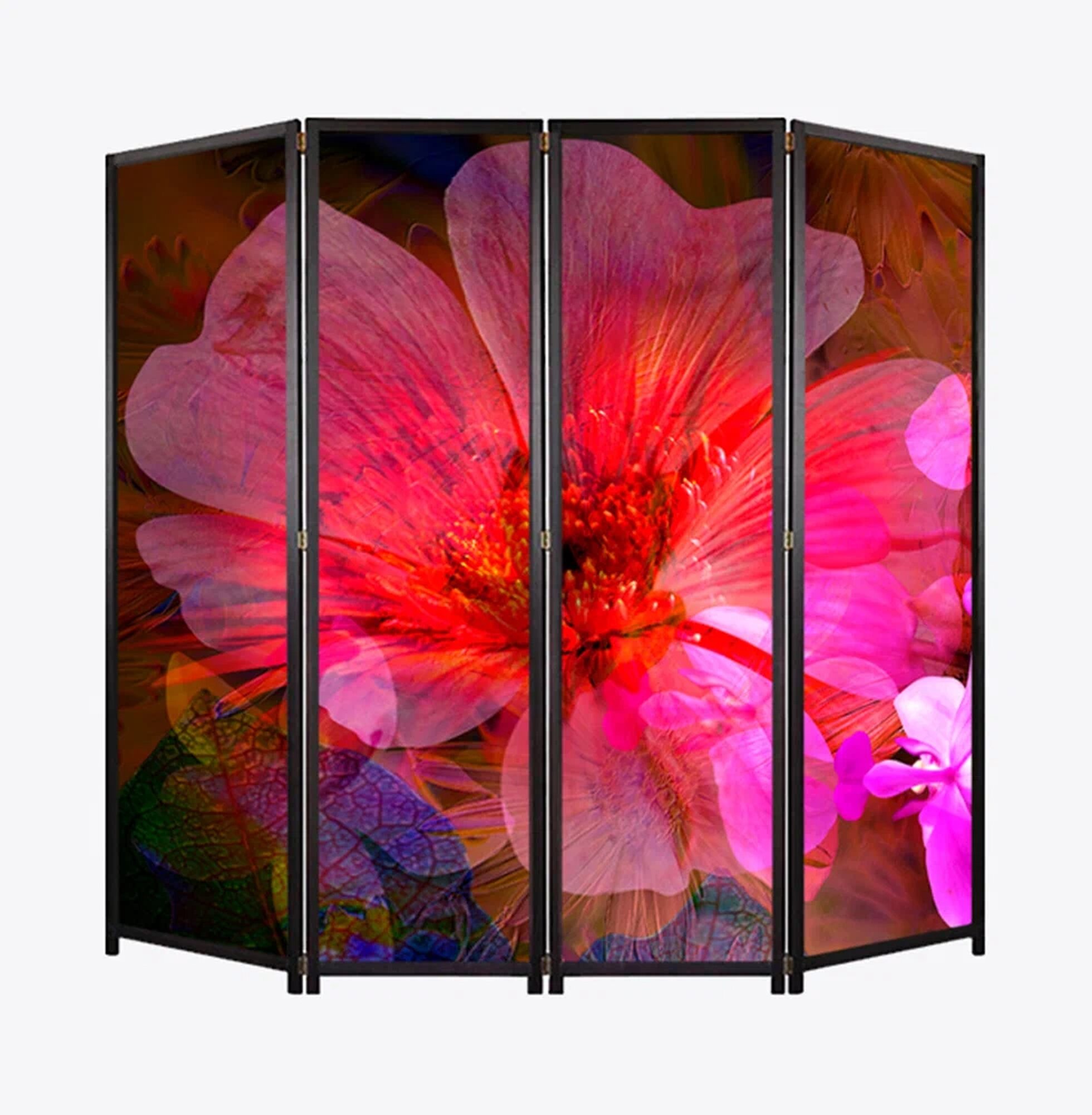 Ширма перегородка для зонирования «Вдохновение» - 4, размер 180х200/50 см