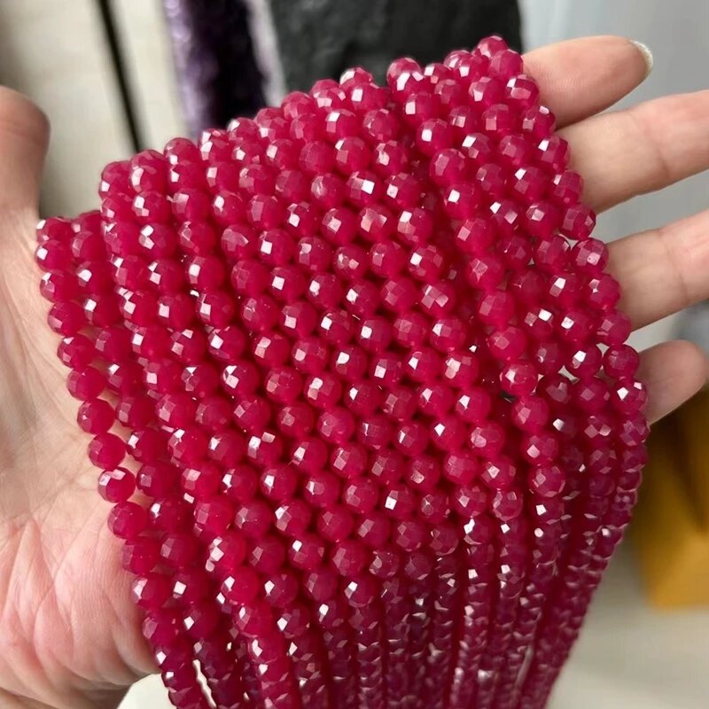 Бусины из натурального камня с рубином MOON BEADS 2 мм